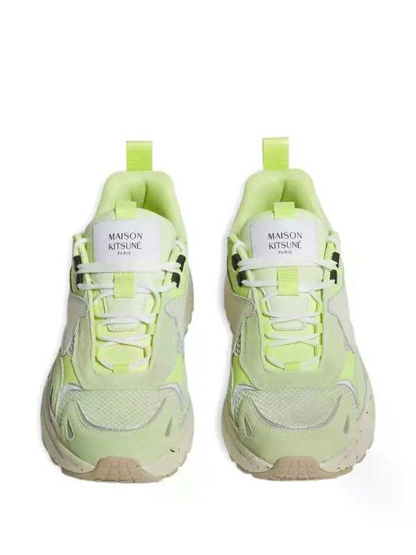 Maison Kitsuné Panelled Sneakers