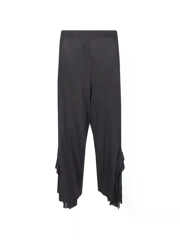 Yohji Yamamoto Draped-detail Trousers