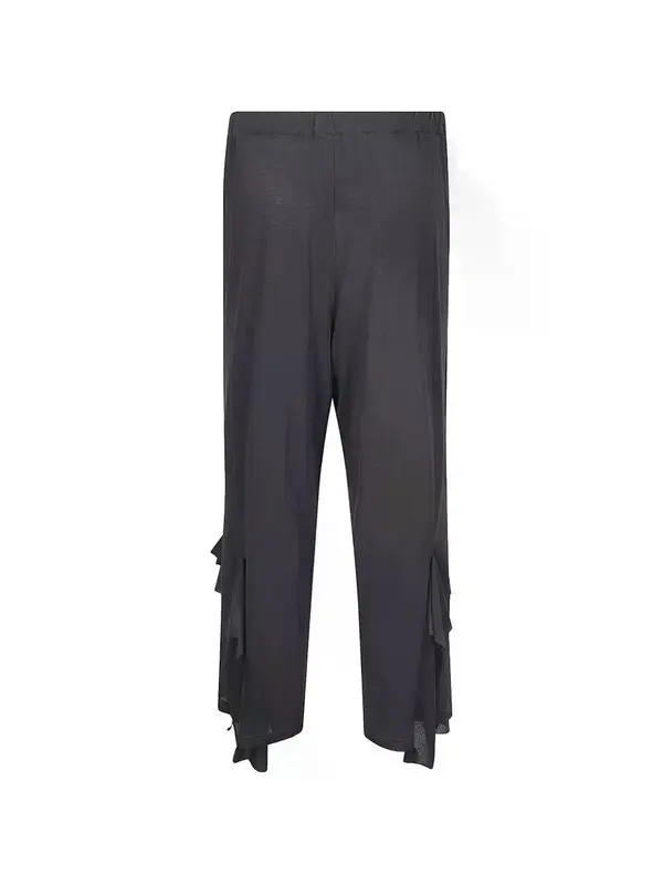 Yohji Yamamoto Draped-detail Trousers