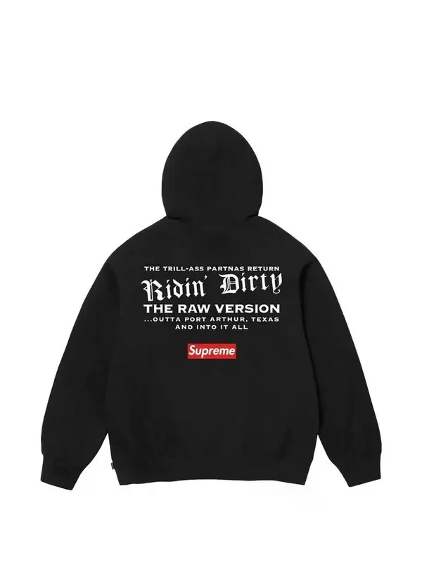 Supreme X Ugk Graphic Hoodie - Black