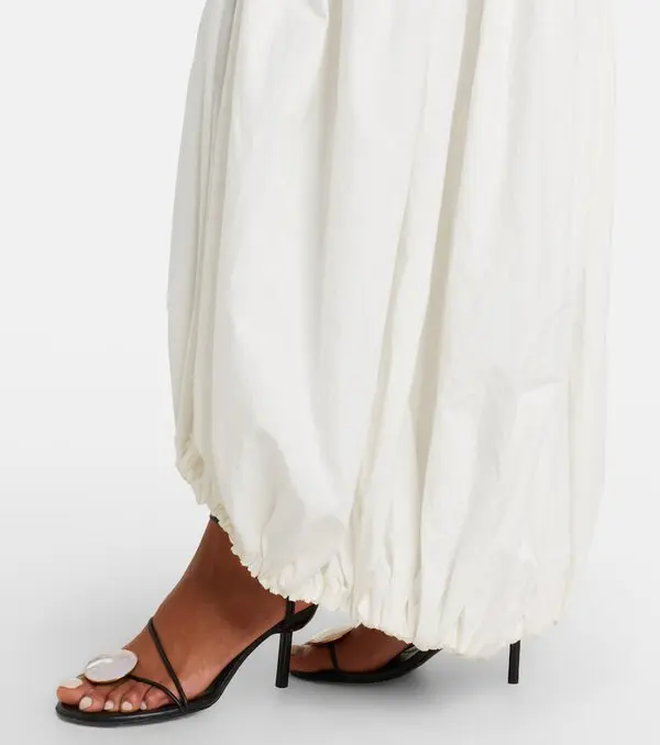 Christopher Esber Orbit Cutout Ruched Jersey Maxi Dress