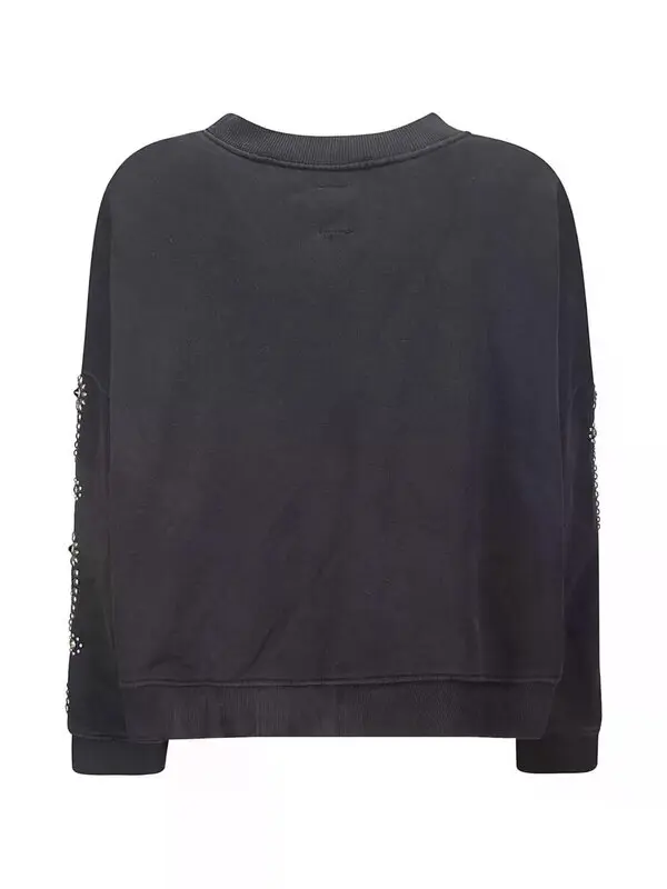 HTC LOS ANGELES Stud-embellished Paisley Sweatshirt