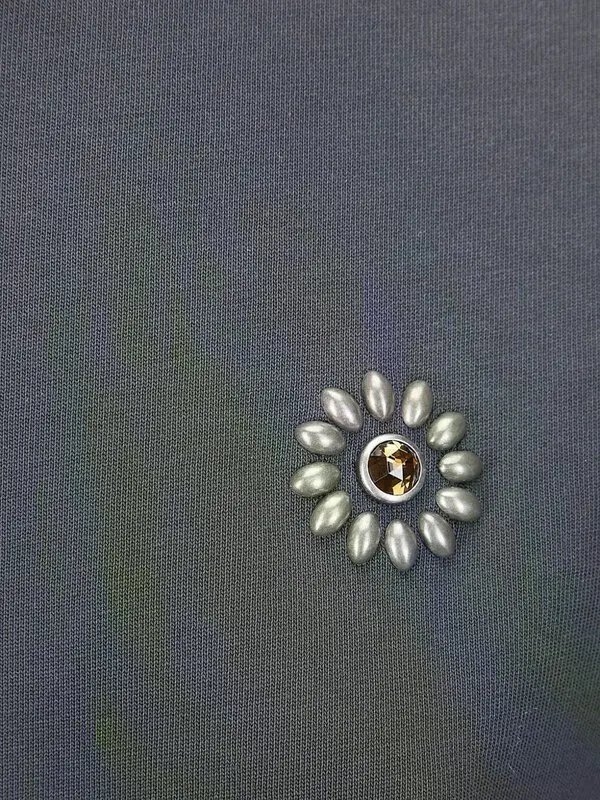 HTC LOS ANGELES Flower-embellished T-shirt