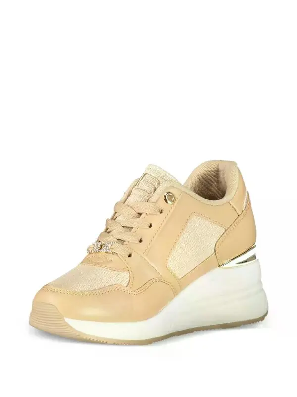 LAURA BIAGIOTTI Zip-accent Lace-up Sneakers