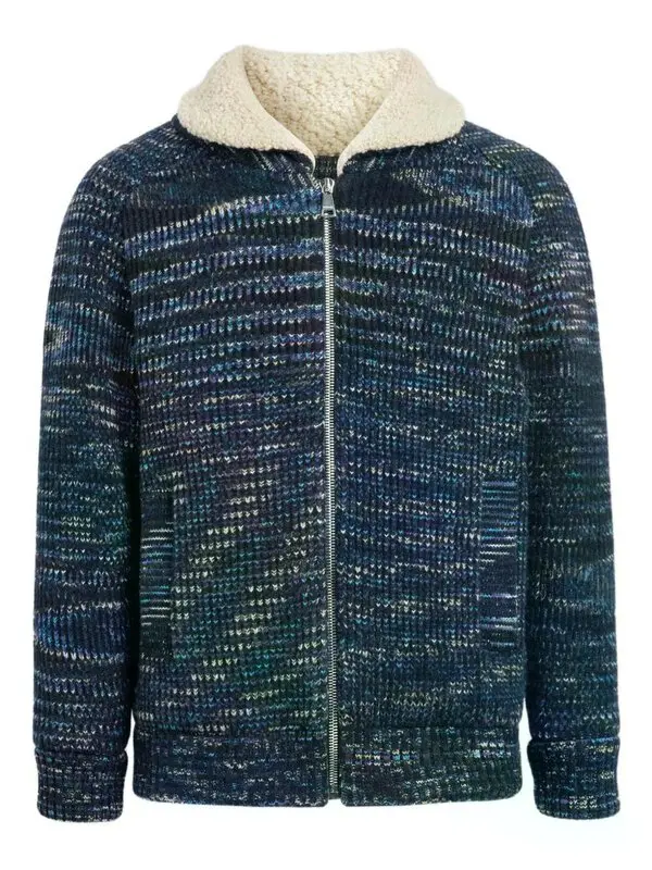 Missoni Patterned Shearling-collar Jacket
