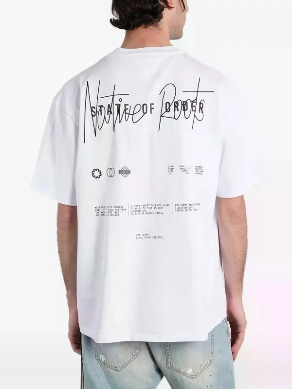STATE OF ORDER Graphic-print Short-sleeve T-shirt