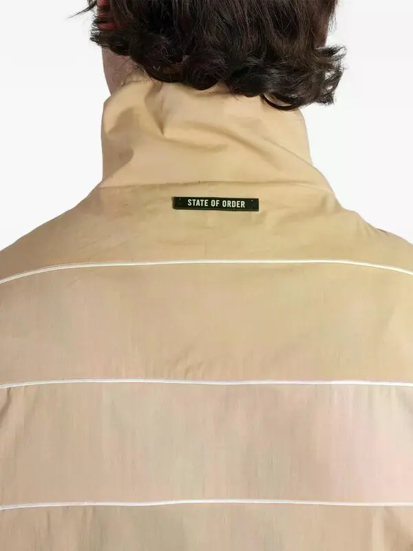 STATE OF ORDER Piped-trim High-neck Jacket