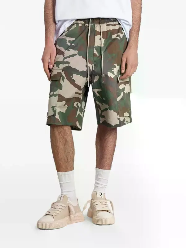 STATE OF ORDER Camouflage Print Cargo Shorts