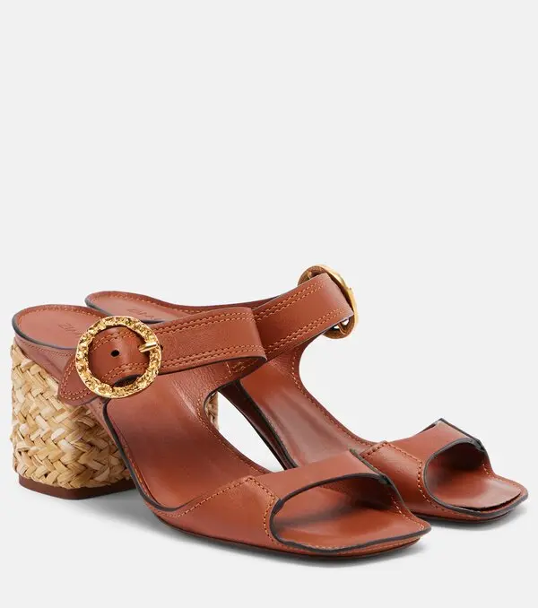 Zimmermann Solena Leather Mules