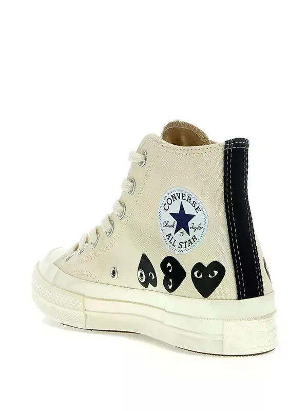 Comme Des Garçons X Converse Play Heart-print Sneakers