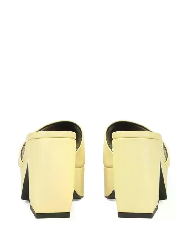 SERGIO ROSSI Platform Sandals - Yellow