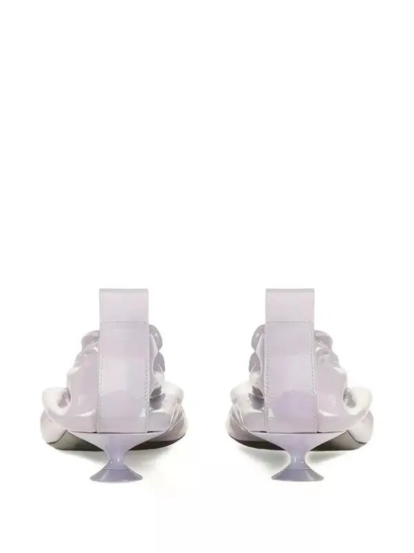 SERGIO ROSSI Gathered Pumps - Purple