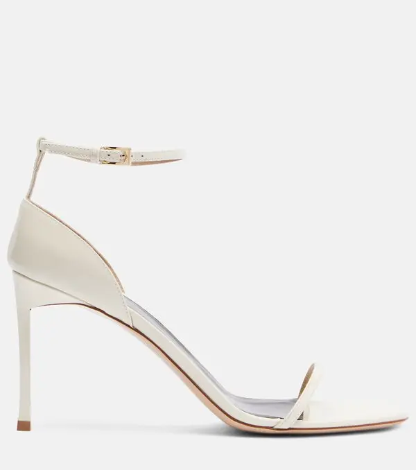 TOM FORD Vertigo Patent Leather Sandals - White