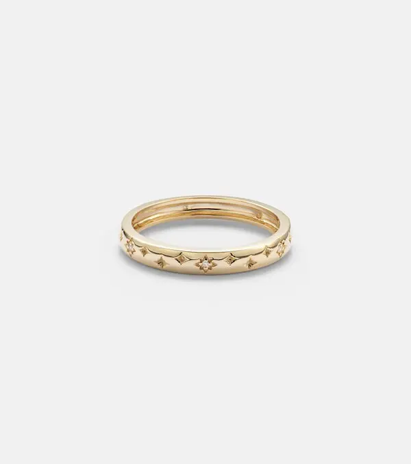 STONE AND STRAND Northern Star 14kt Diamond Ring - Gold