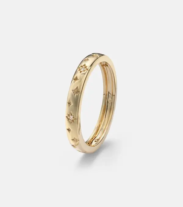 STONE AND STRAND Northern Star 14kt Diamond Ring