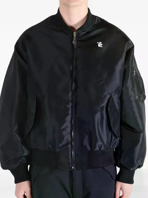 HELLSTAR Logo-patch Zip-up Jacket
