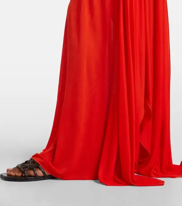 Loewe Paula's Ibiza Crêpe Jersey Maxi Dress
