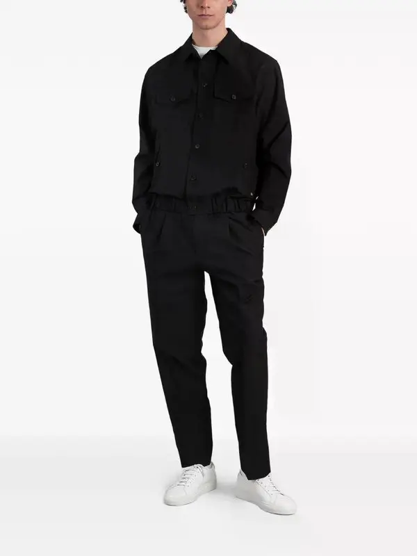 GREYED Elasticated Waist Trousers - Black