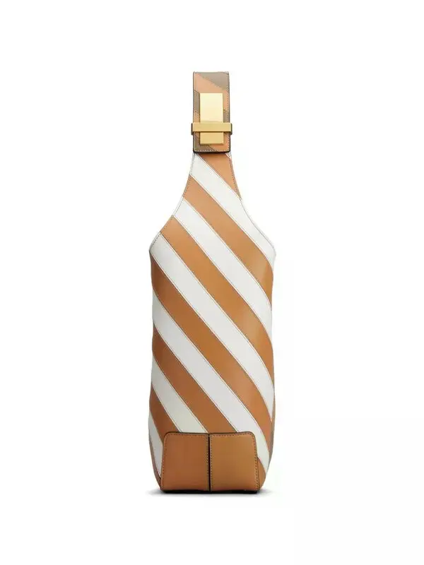 TOD'S Striped Shoulder Bag With Pouch