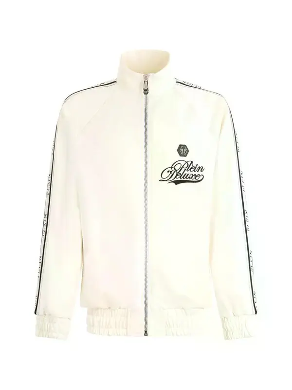 Philipp Plein Signature Zip Tracksuit Jacket - Neutrals