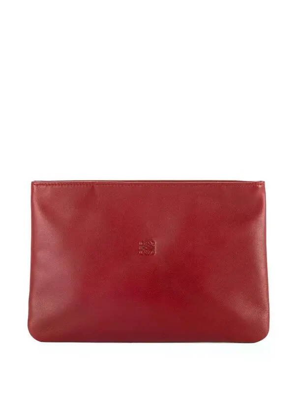 Loewe Anagram Embossed Clutch