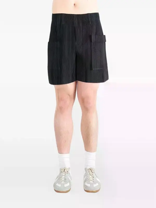Issey Miyake Pleated Bermuda Shorts