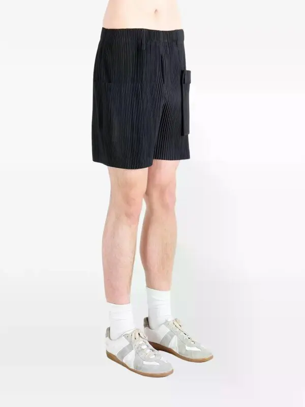 Issey Miyake Pleated Bermuda Shorts