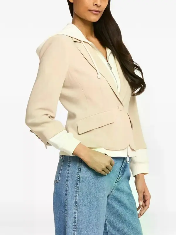 Cinq À Sept Le Petit Khloe Layered Blazer - Neutrals
