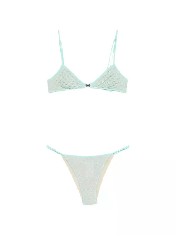 Missoni Metallic-effect Bikini - Blue