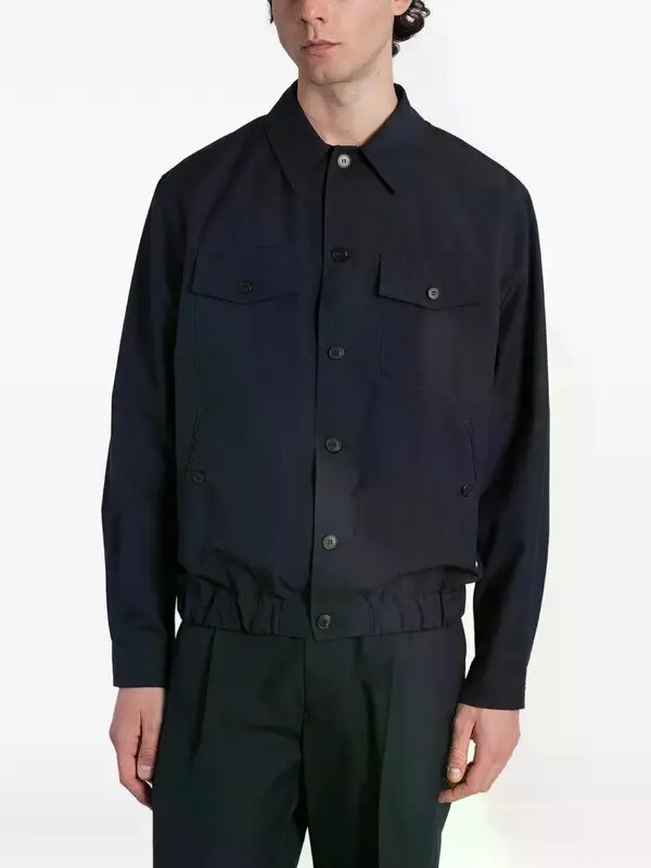 GREYED Elasticated Hem Jacket With Chest Pockets