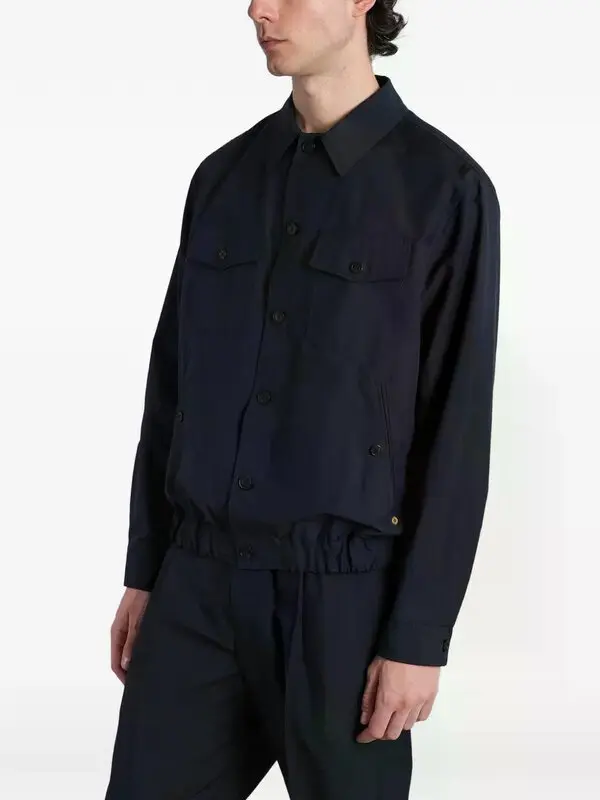 GREYED Elasticated Hem Jacket With Chest Pockets