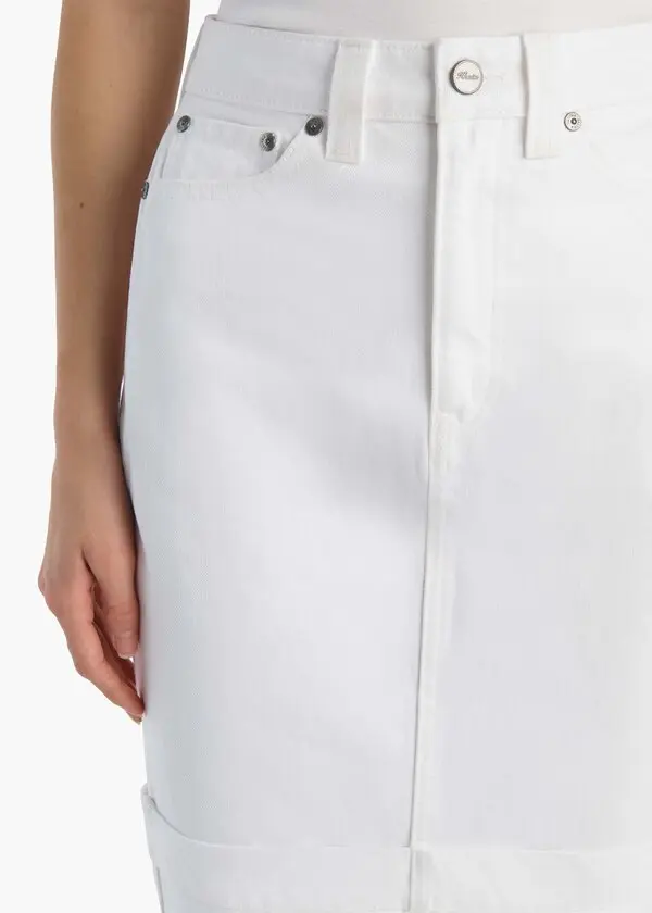 Khaite Kendra Skirt - White