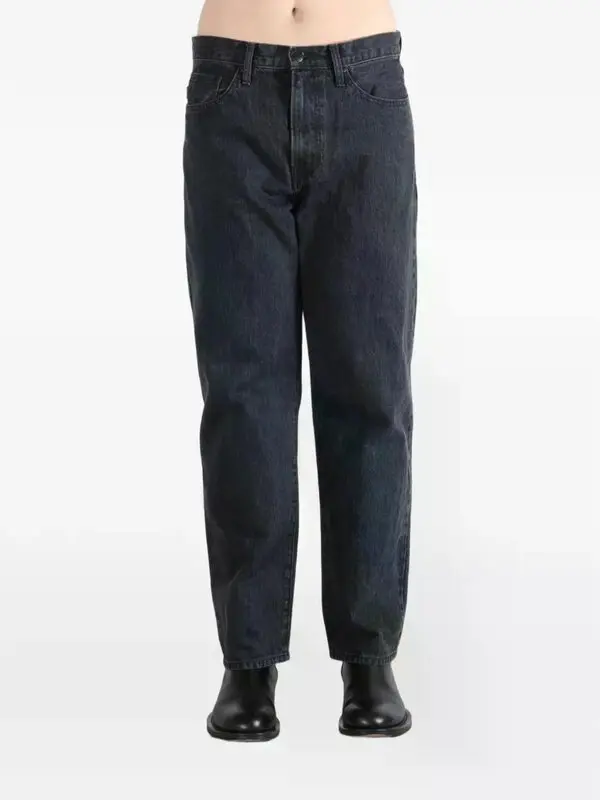 VOWELS Logo-patch Jeans - Black