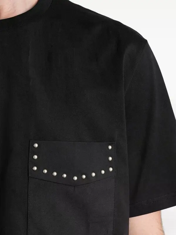 STATE OF ORDER Stud-embellished Pocket T-shirt