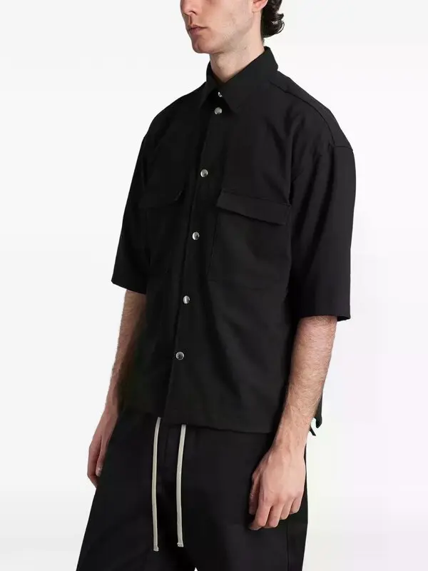 STATE OF ORDER Half Short-sleeve Press-stud Shirt