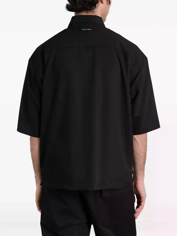 STATE OF ORDER Half Short-sleeve Press-stud Shirt