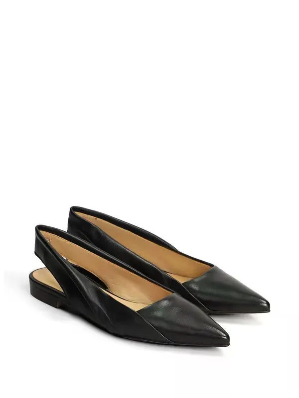 ALCHIMIA Pointed-toe Slingback Ballet Flats