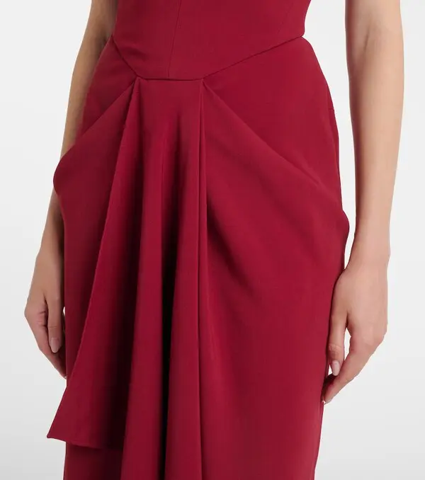 Givenchy Asymmetrical Draped Maxi Dress