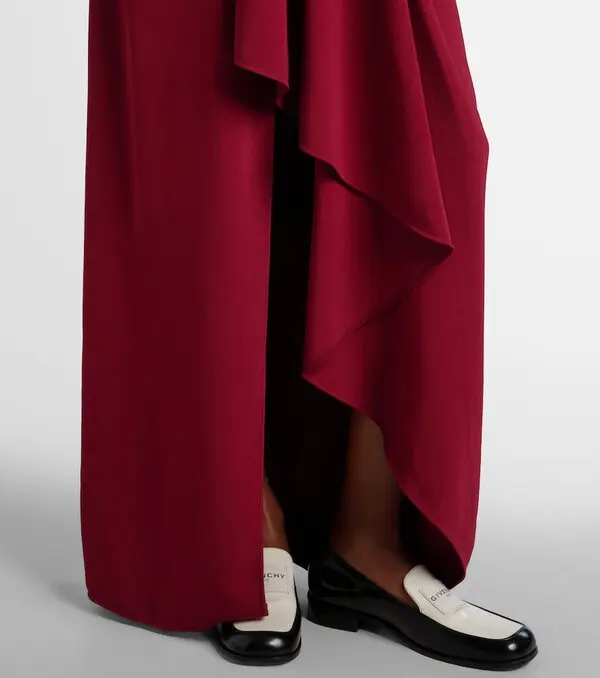 Givenchy Asymmetrical Draped Maxi Dress