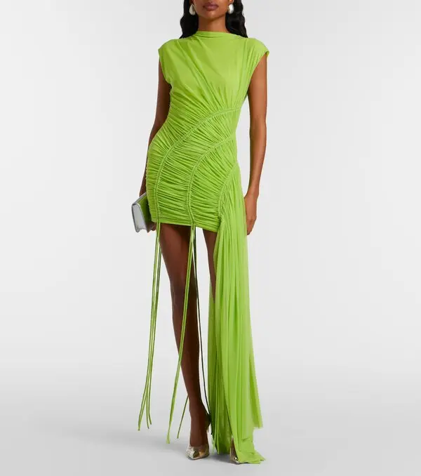 David Koma Ruched Minidress