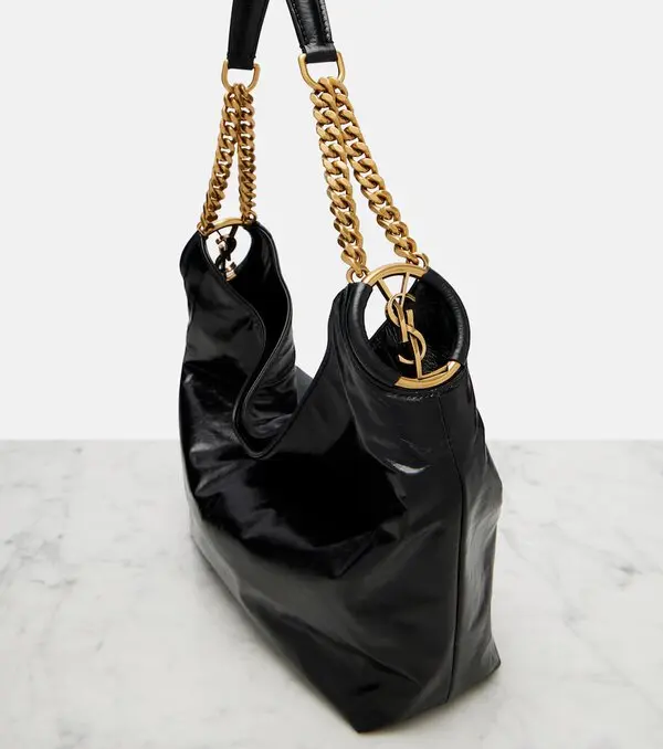 Saint Laurent Hortense Leather Shoulder Bag