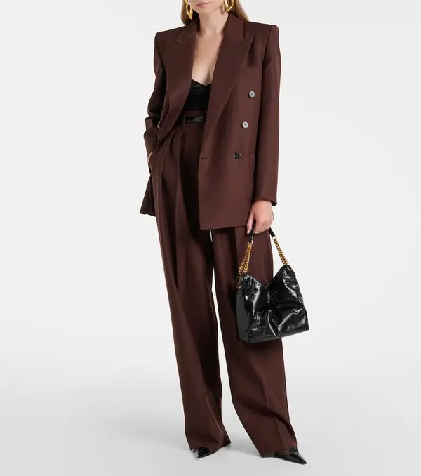 Saint Laurent Hortense Leather Shoulder Bag
