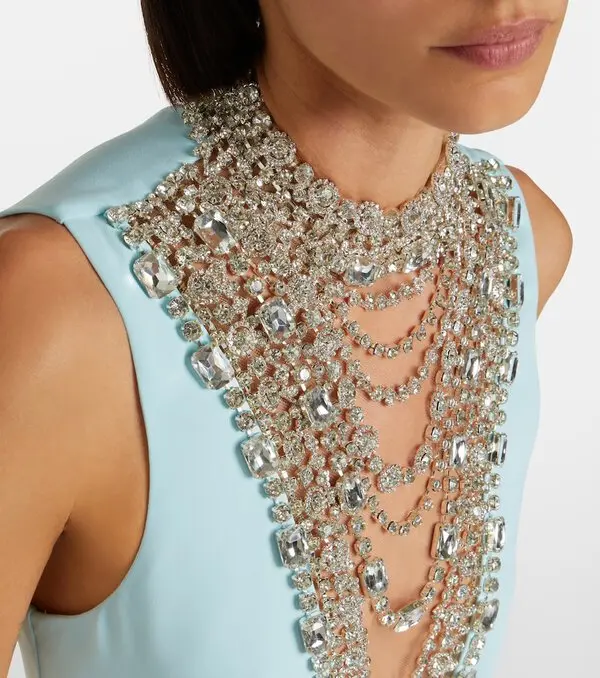 Costarellos Embellished Gown