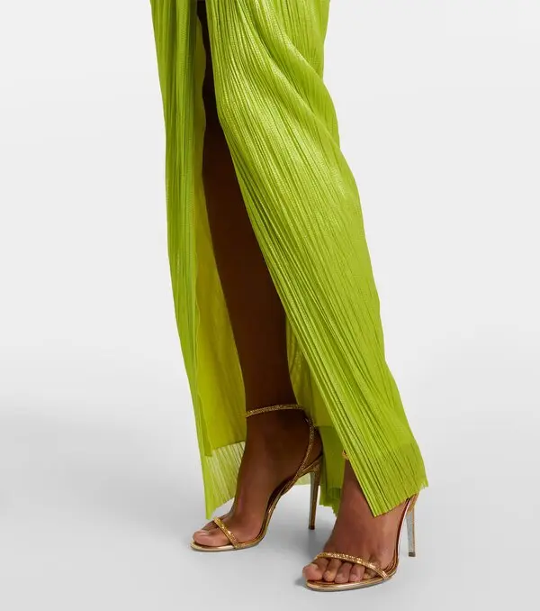 MARIA LUCIA HOHAN Stephanie Tulle Bustier Gown - Green