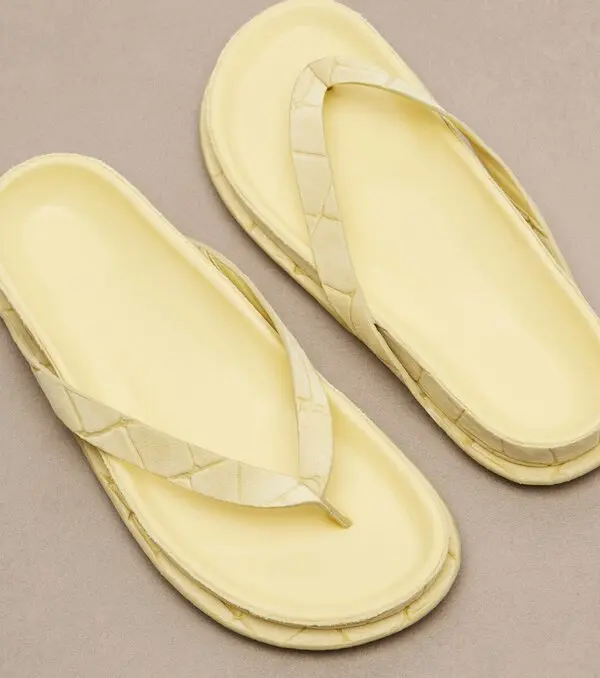 Jacquemus Tatanes Suede Thong Sandals