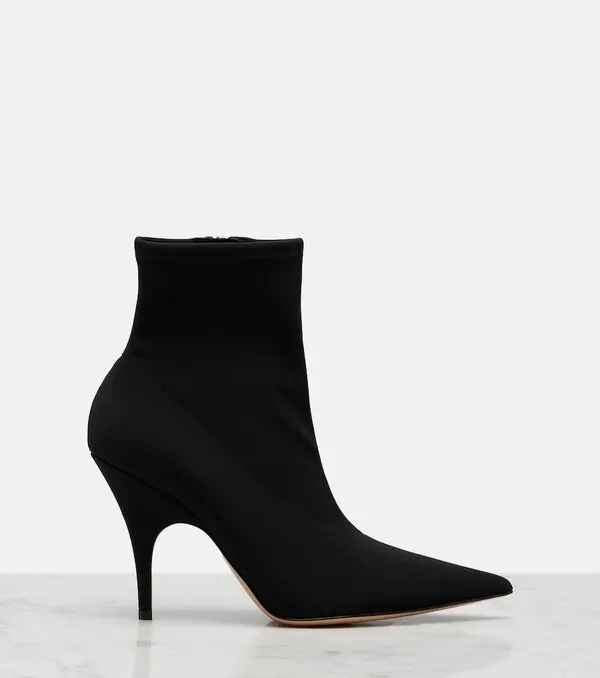 GIANVITO ROSSI Osaka Canvas Ankle Boots