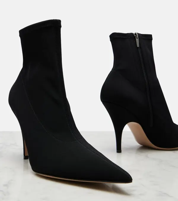 GIANVITO ROSSI Osaka Canvas Ankle Boots