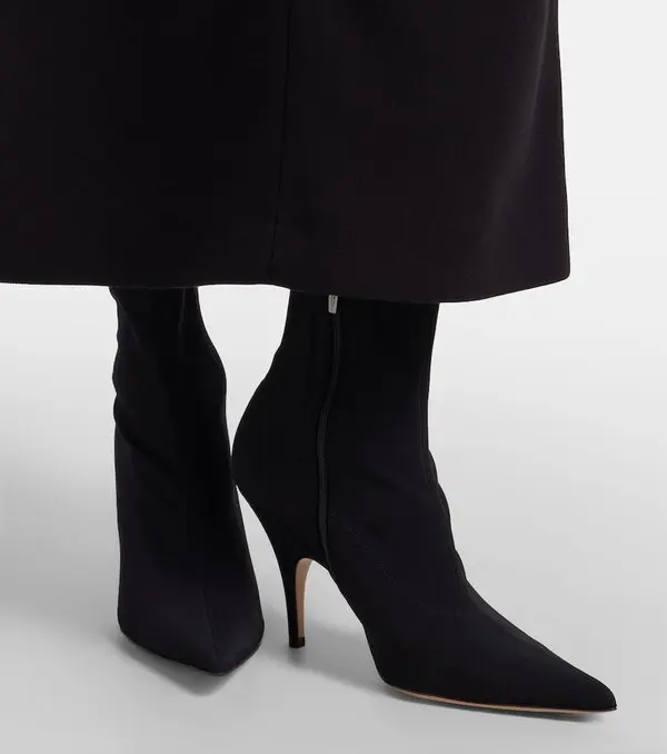 GIANVITO ROSSI Osaka Canvas Ankle Boots