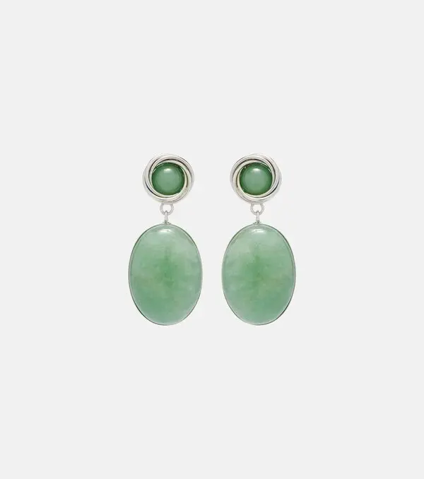 JENNIFER BEHR Ruthie Drop Earrings - Green