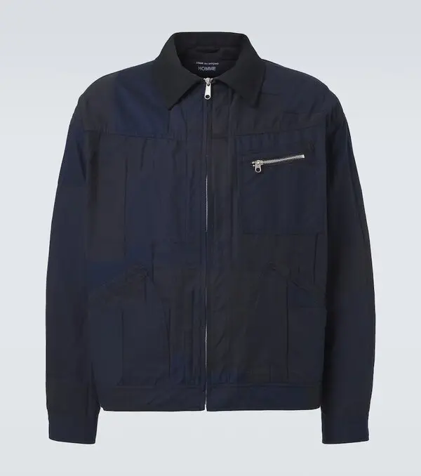Comme Des Garçons Cotton-blend Blouson Jacket